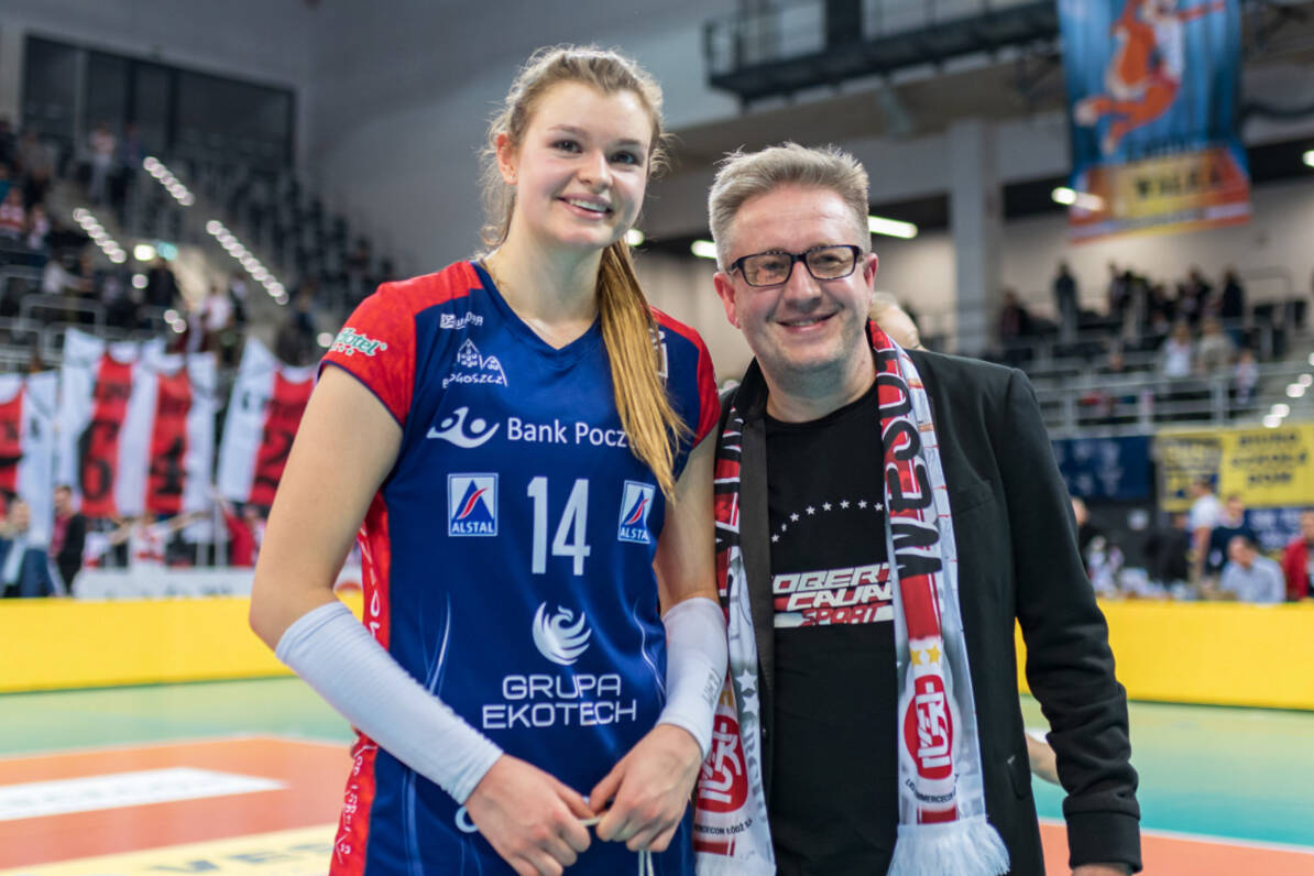 Monika Fedusio w Grot Budowlanych Łódź - TAURON Liga